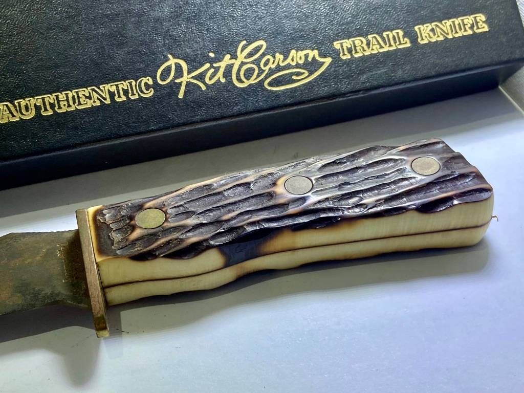 Other Antiques & Collectables - VINTAGE KIT CARSON TRAIL KNIFE IN ...