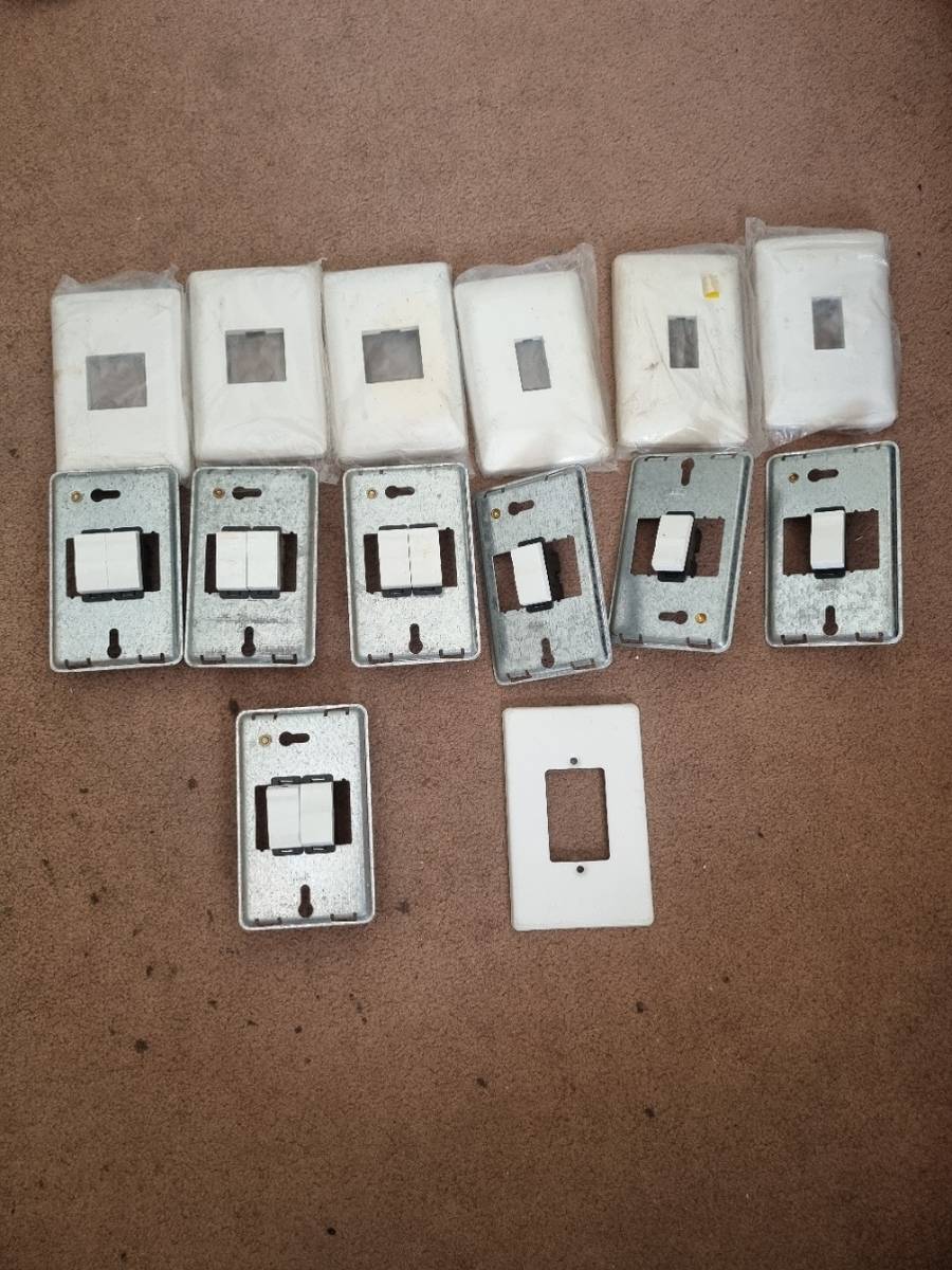 Switches & Outlets - Huge Lot - Crabtree Electrical Switches and Covers ...