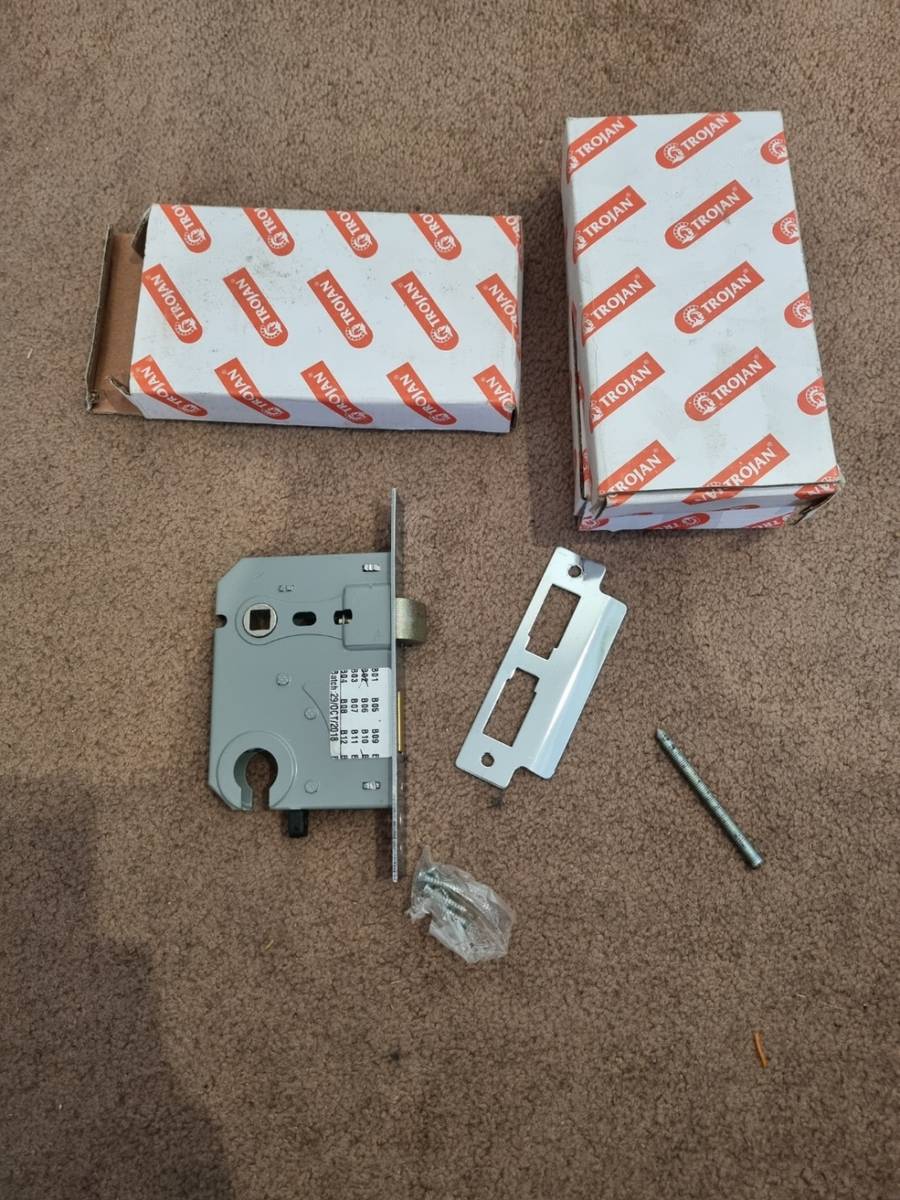 Door Locks - Trojan Door Lock Mechanism - 3 in total was sold for R21 ...