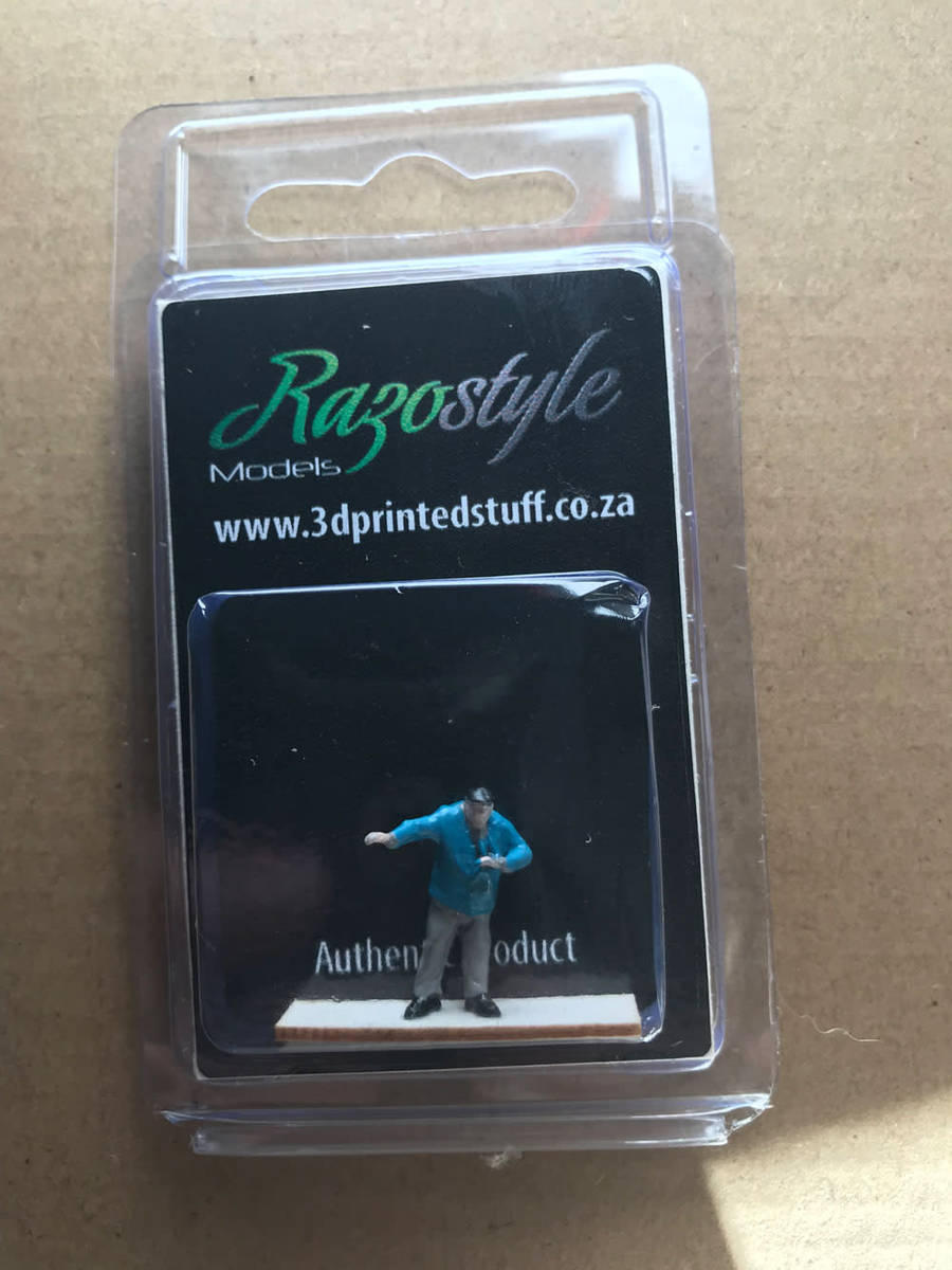 Scenery - Standing Train Driver Figure - HO Scale was sold for R33.00 ...