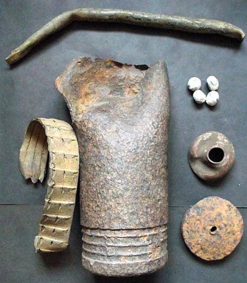Boer War - ANGLO BOER WAR 15Pr (Mark IV) SHRAPNEL SHELL WITH INFO ! was ...