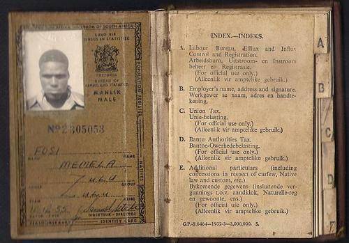 Africana - 1955 APARTHEID ERA DOMPAS With NATIVE TAX 1 POUND STAMPS was ...