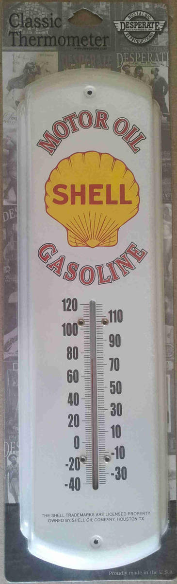Bar Accessories - Shell metal thermometer in original packing was ...