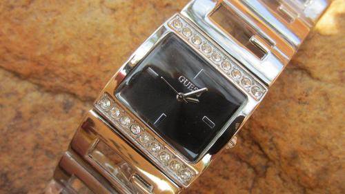 Women's Watches - GUESS SQUARE BLACK FACE LADIES WATCH - NEW ARRIVAL ...