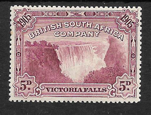 Zimbabwe, Rhodesia & Nyasaland - VICTORIA FALLS Rhodesia BSAC 1905 Set ...