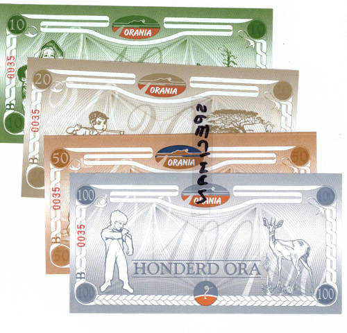 Other South African Bank Notes - ORANIA ORA "SOUTH AFRICAN" BANK NOTES ...