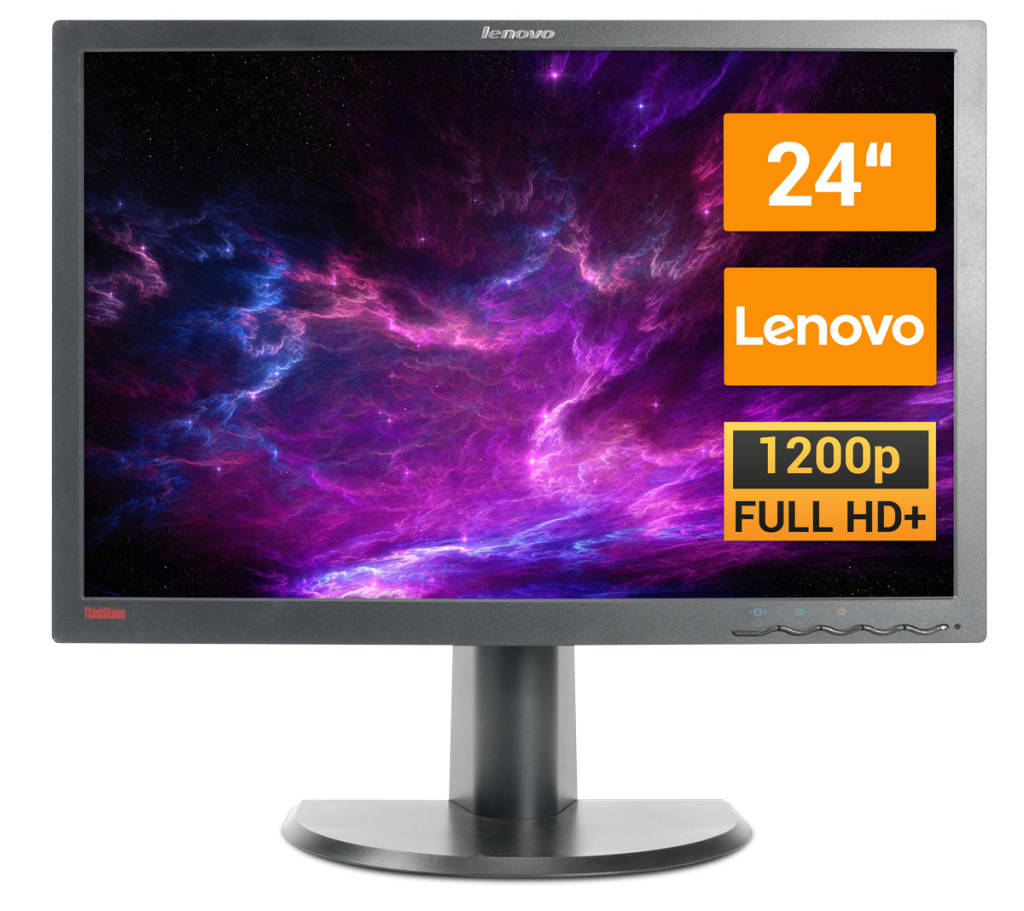 Monitors - Lenovo ThinkVision 24 INCH Monitor LT2452P 24` LCD ...