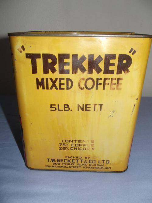 Tin - *** A very Rare "Trekker " Mixed Coffee Tin **** was sold for ...