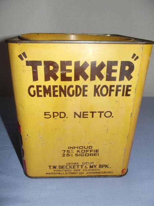 Tin - *** A very Rare "Trekker " Mixed Coffee Tin **** was sold for ...