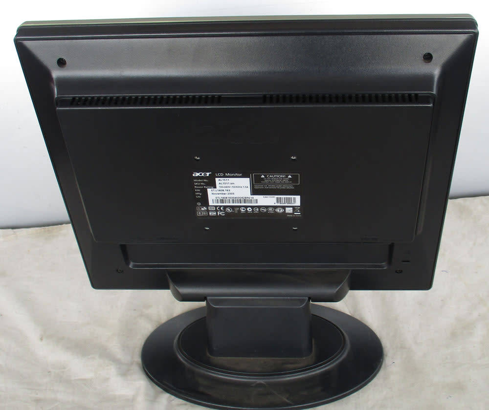 Monitors - acer lcd, model al1511, 15` inch, vga for sale in ...