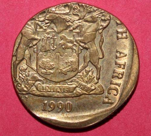 Other Republic of South Africa Coins - Very rare error 1990 SA R2 coin ...
