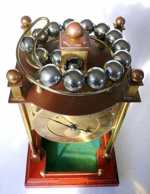 Mantel Clocks - Superb 'Spherical Weight' bracket clock by Harding ...