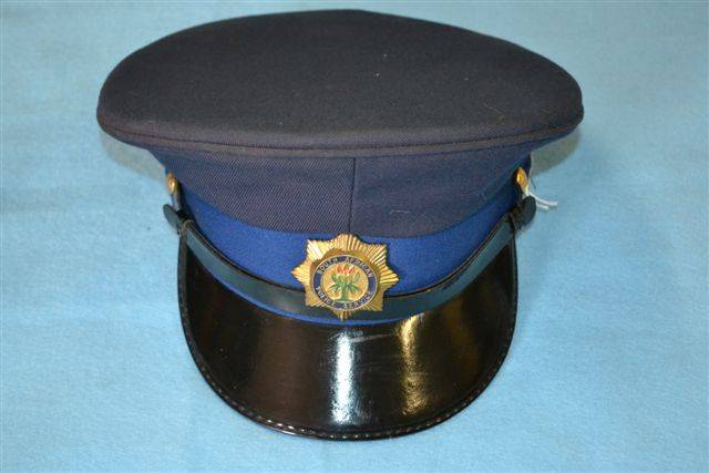Headgear - South African Police Service Cap. Size 55. was sold for R120 ...
