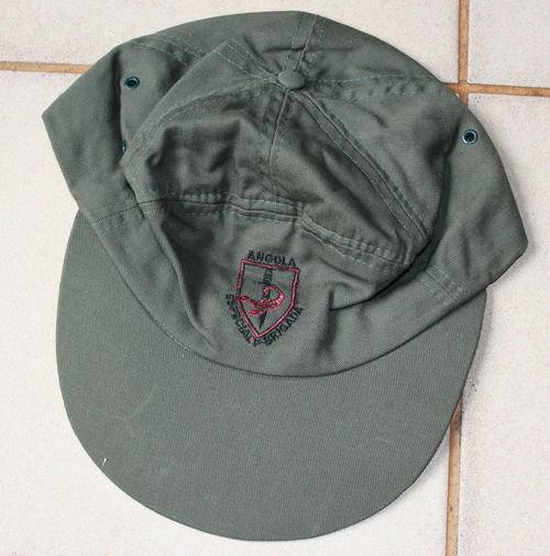 Headgear - Angolan Cap. Kit belonged to the late Sgt Bruce Bartlett ...