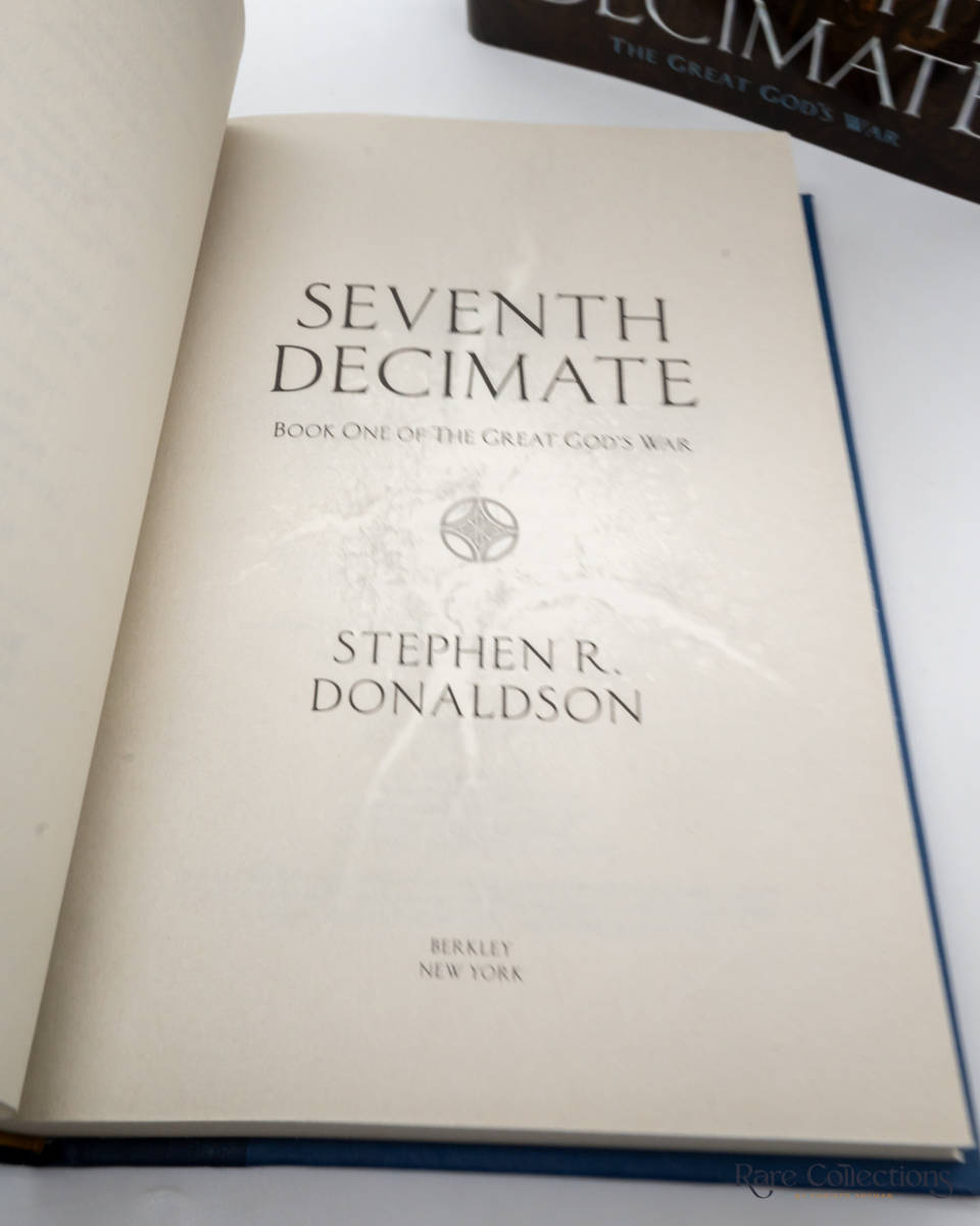 Science Fiction & Fantasy - Seventh Decimate by Donaldson, Stephen R. (Signed Copy) for sale in ...