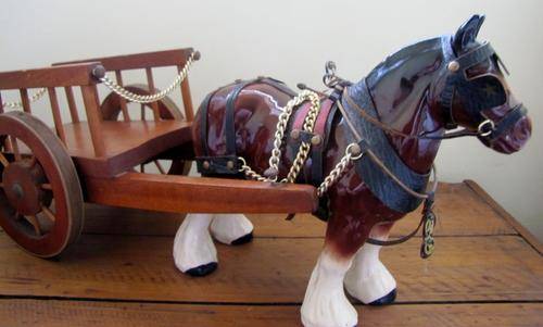 Porcelain & Ceramic - Beswick (?) Horse and Cart! was sold for R150.00 ...