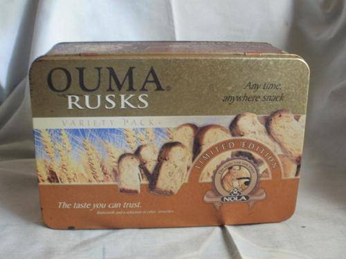 Tin - OUMA RUSK TIN, LIMITED EDITION. was sold for R35.00 on 18 May at ...