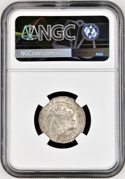 Ancient & Shipwreck - Batavian Republic: 1802 1/4 Guilder NGC Certified ...