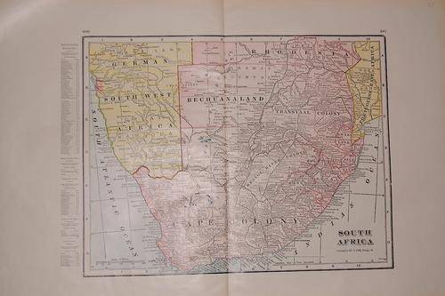 Maps - Map of South Africa/Cape Colony Africa 1910 - Original, large ...