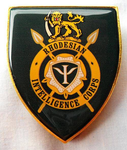 International Badges & Insignia - RHODESIAN INTELLIGENCE CORPS-METAL ...