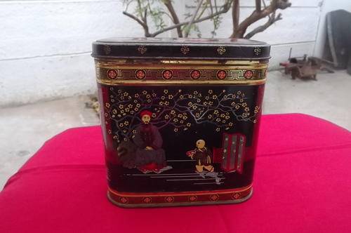Utensils - Antique Joko tea tin with description how to make tea was ...