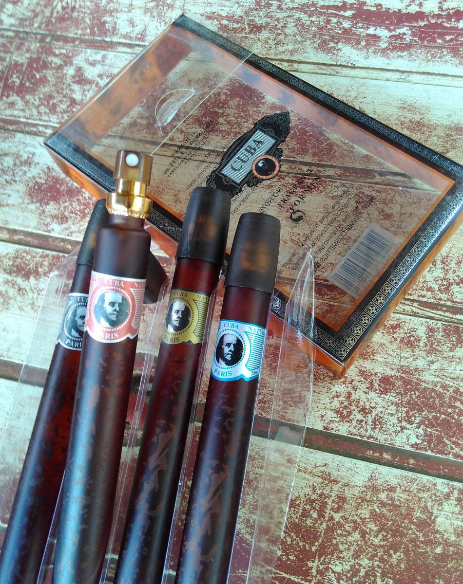 Fragrances for Him - CUBA Cigar look fragrance gift set was sold for ...