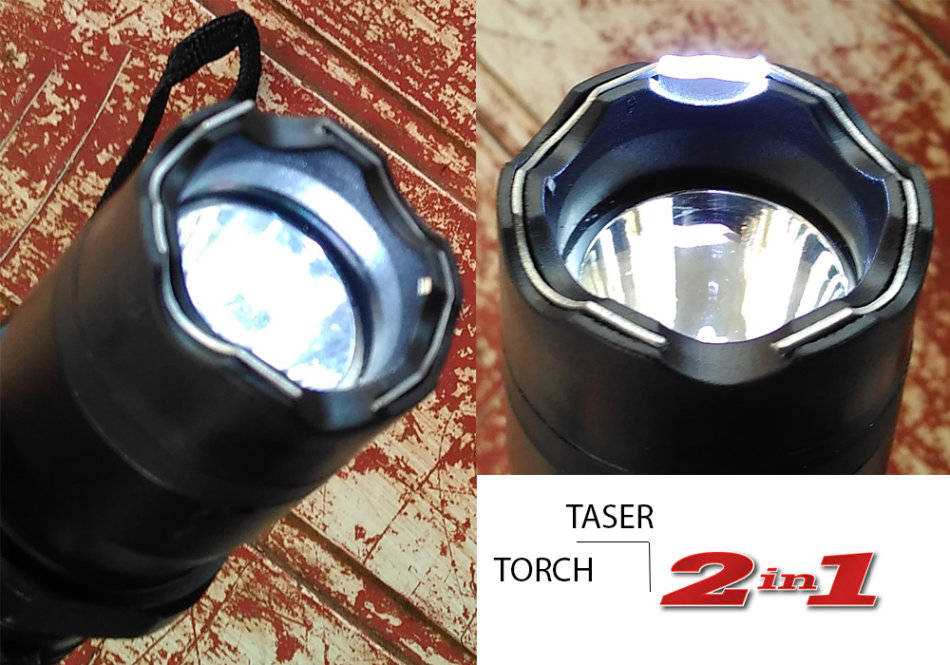 Other Security & Surveillance - Taser and torch, rechargeable metal ...