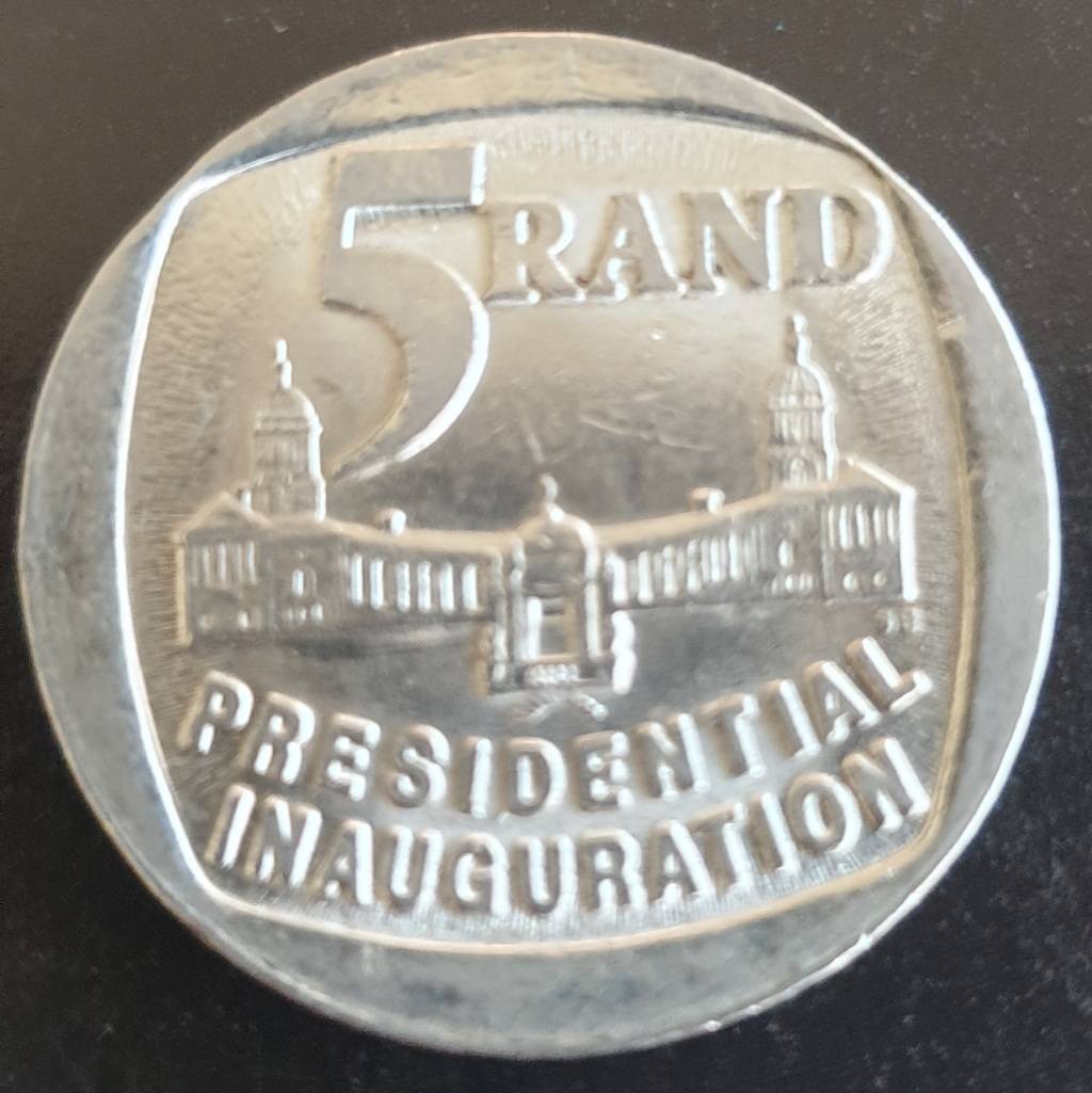 Inauguration R5 - Presidential Inauguration R5 Coin Plus an as new ...
