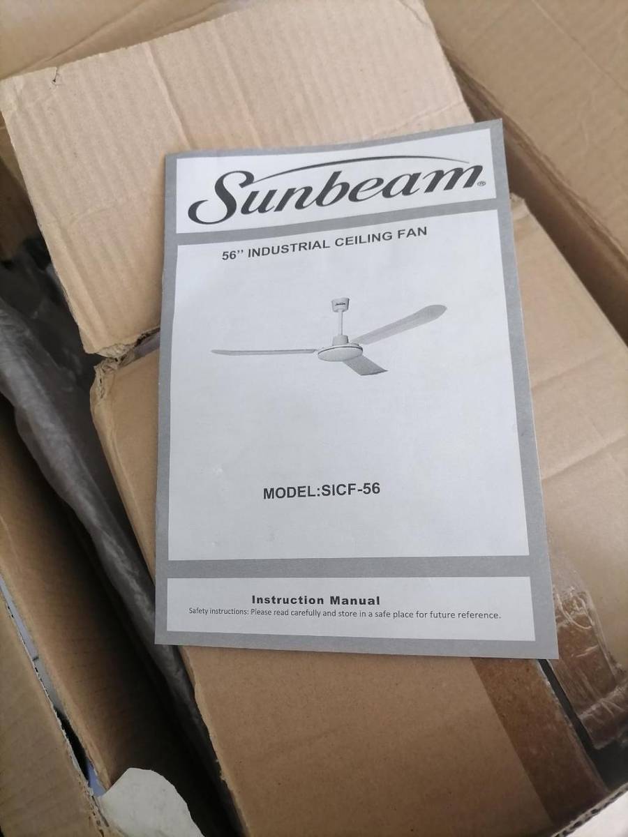 Fans - *LIMITED OFFER*R30 FREIGHT*NEW SUNBEAM 56 INCH INDUSTRIAL ...