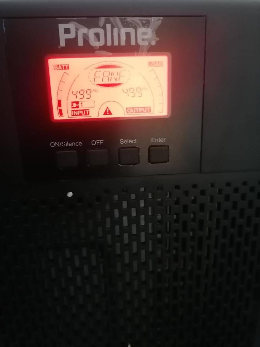 UPS - PROLINE I3000 G2 3KVA UPS WITH BUILT IN BATTERIES, WORKING, POWER ...