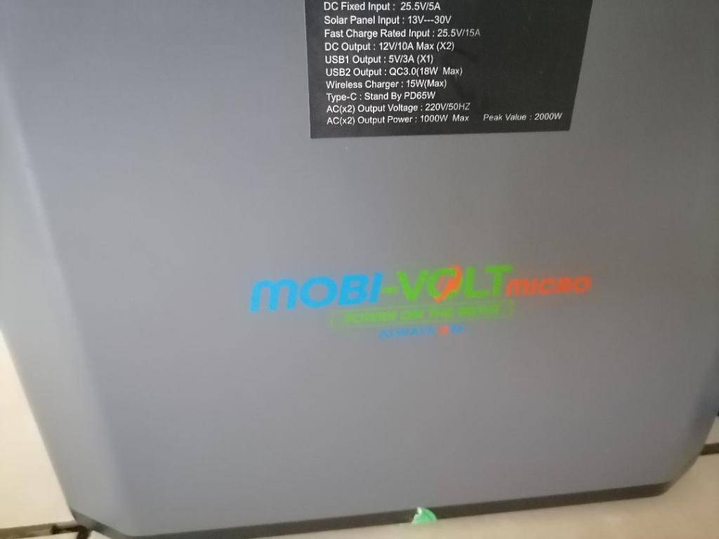 Inverters - *DECEASED ESTATE*MOBI-VOLT MICRO 1KW POWERSTATION IN BOX ...
