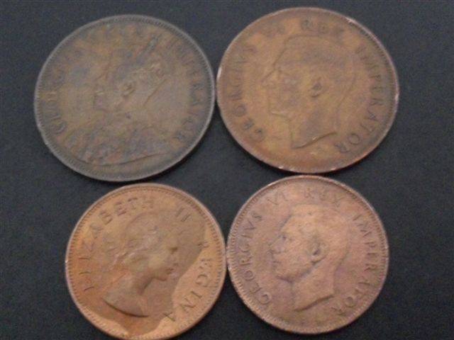 Other Antiques & Collectables - SOME OLD SA COINS AND 2 X R1 NOTES ...