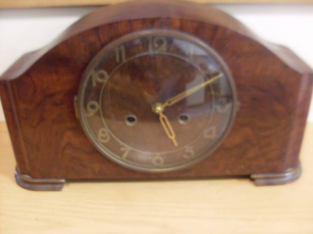 Mantel Clocks - VINTAGE KIENZLE MANTLE CLOCK WITH ORIGINAL KEY + STICKER...WORKING was listed ...