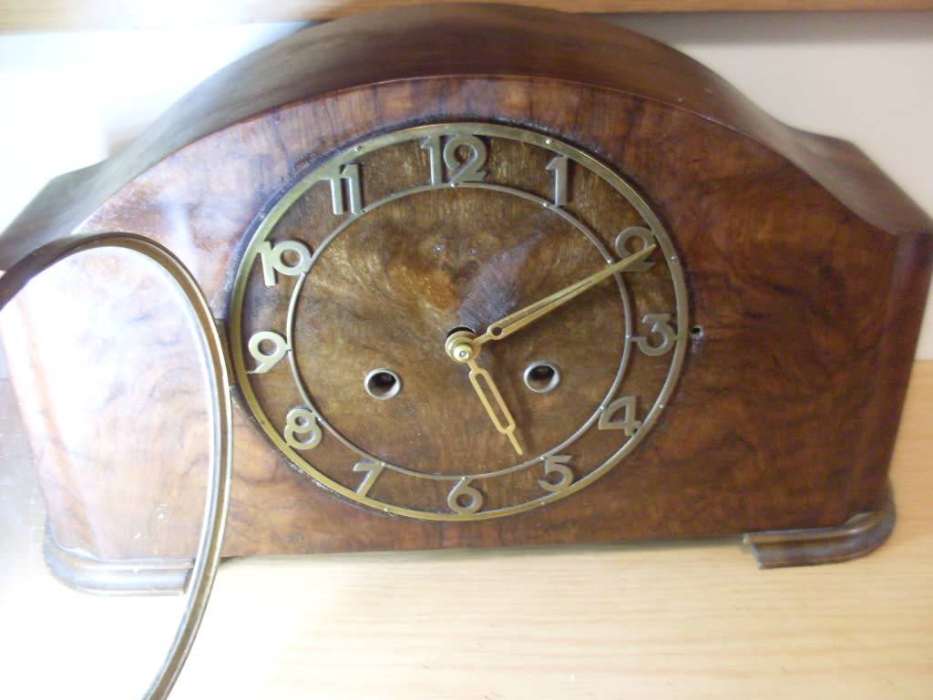 Mantel Clocks - VINTAGE KIENZLE MANTLE CLOCK WITH ORIGINAL KEY + STICKER...WORKING was listed ...