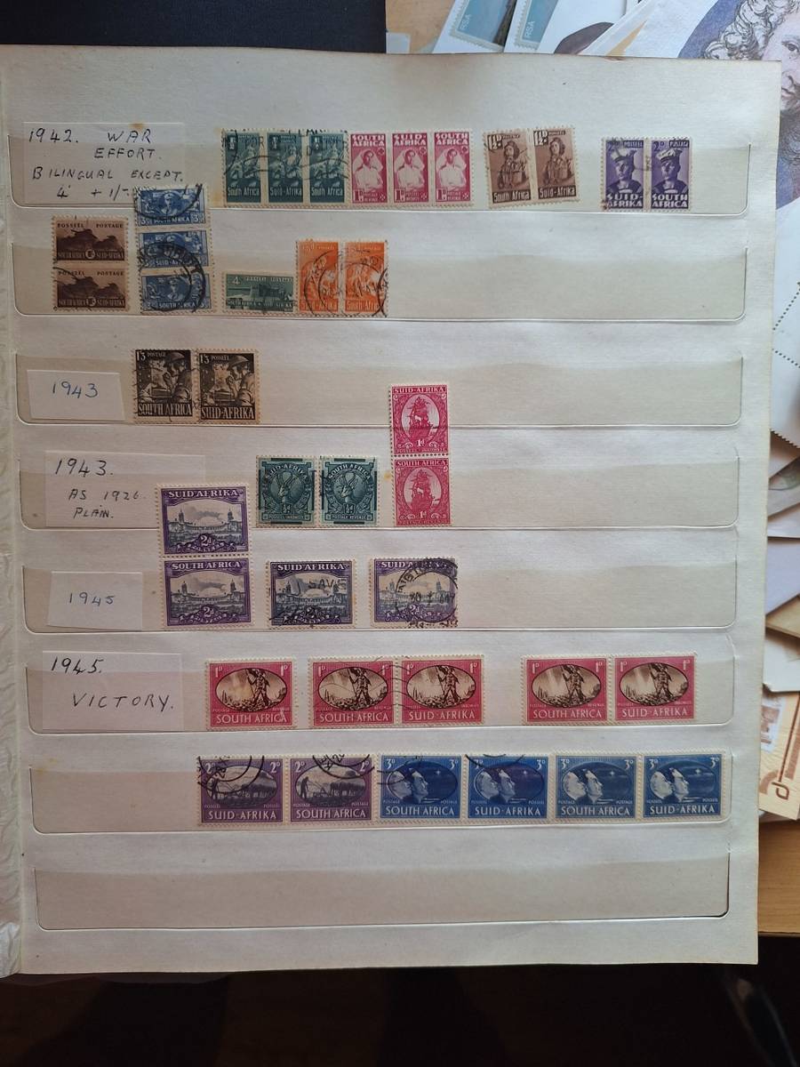 Union of South Africa - Rare South African Union pair stamps 1942 to ...