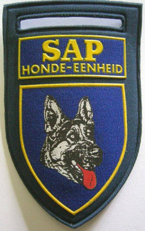 South African Army - SAP Honde-Eenheid (Dog Unit) Rubberised Shoulder ...