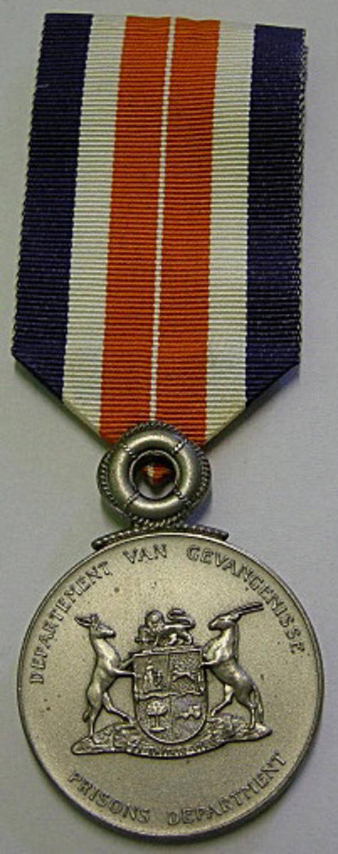 SADF & SANDF - South African Prison Services Medal for Merit 1968 ...