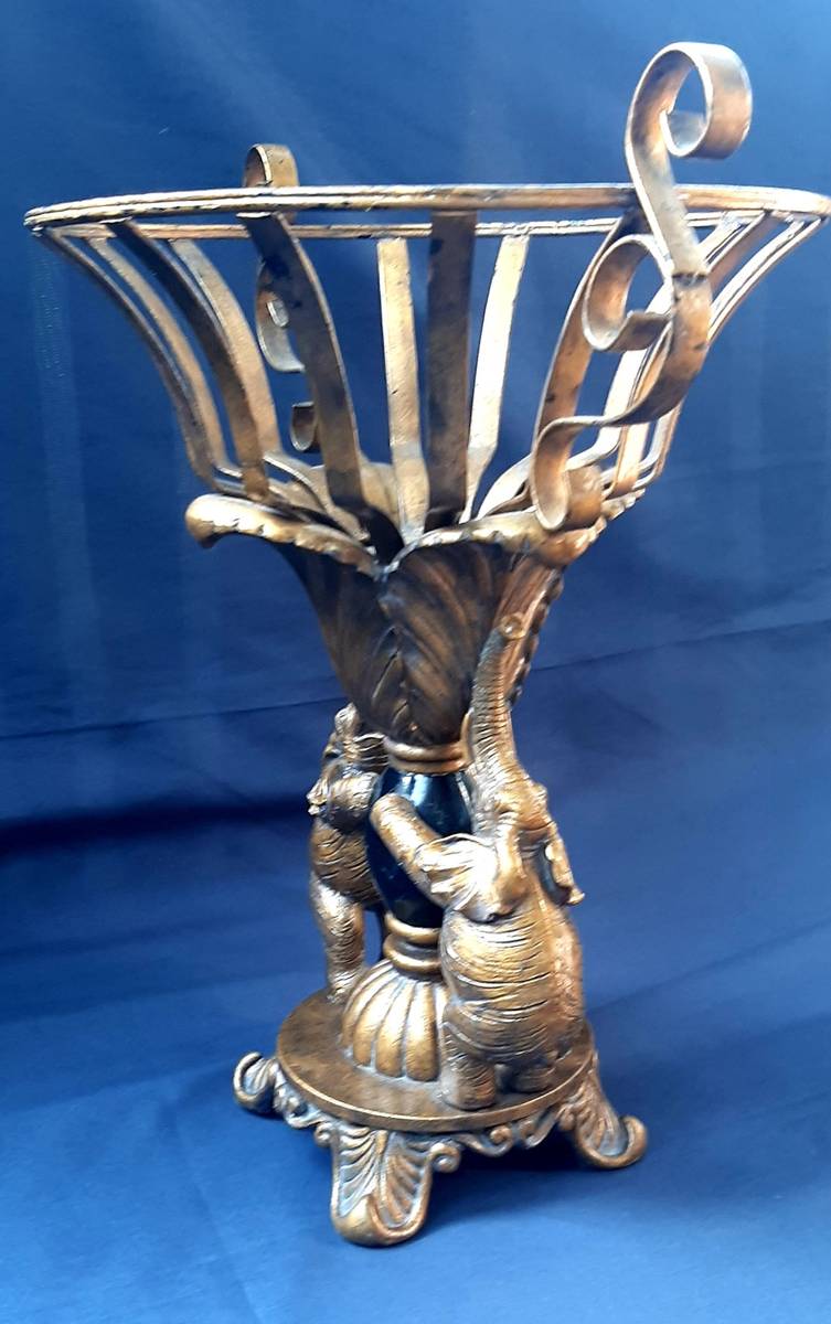 Other Antiques & Collectables - LARGE VINTAGE TABLE STAND DECORATED ...