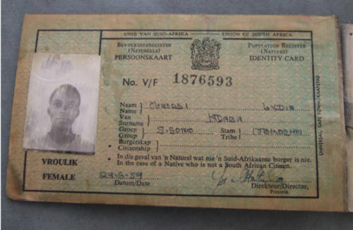 Africana - Apartheid South Afircan *Dompas* Reference Book was sold for ...