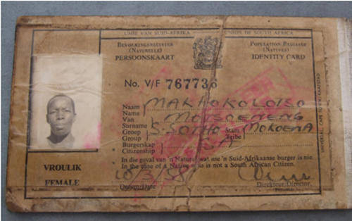 Africana - Apartheid South African *Dompas* Reference Book was sold for ...