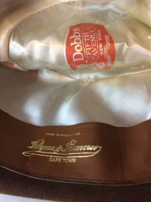 Other Antiques & Collectables - VINTAGE MEN'S HAT - DOBBS FITH AVENUE ...
