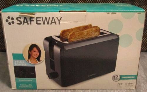 Toasters - Safeway 2-Slice Toaster Black is a breakfast essential and a ...