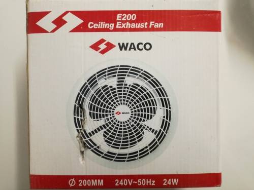 Parts & Accessories - WACO E200 Ceiling Exhaust Fan was sold for R98.00 ...