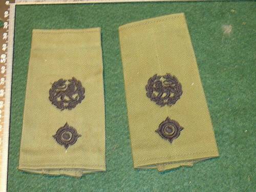 International Badges & Insignia - RHODESIAN ARMY LIEUTENANT -COLONEL ...