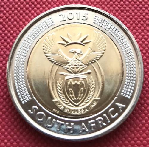 Five Rand - GORGEOUS GRIQUA TOWN 2015 uncirculated bi-metal R5 ...