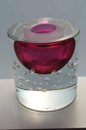 Paperweights & Dumps - MAGNIFICENT CZECH ART GLASS VASE, DESIGNED FOR ...