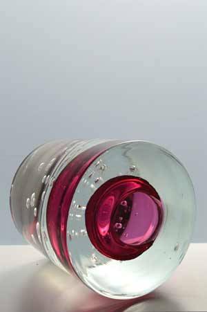 Paperweights & Dumps - MAGNIFICENT CZECH ART GLASS VASE, DESIGNED FOR ...