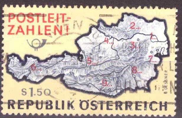 Austria - AUSTRIA 1966 Introduction of Postal Codes USED was sold for ...