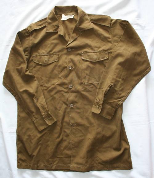 Uniforms - SADF NUTRIA BROWN SHIRT-- EXTRA LARGE -- AS USED IN BUSH WAR ...