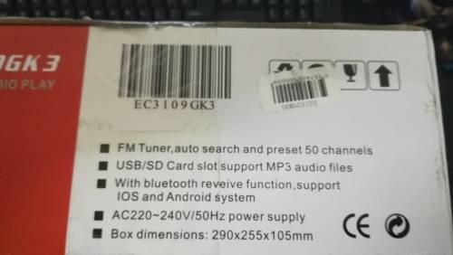 Amplifiers & Processors - ECCO AMPLIFIER EC3109GK3 was sold for 450.00 ...